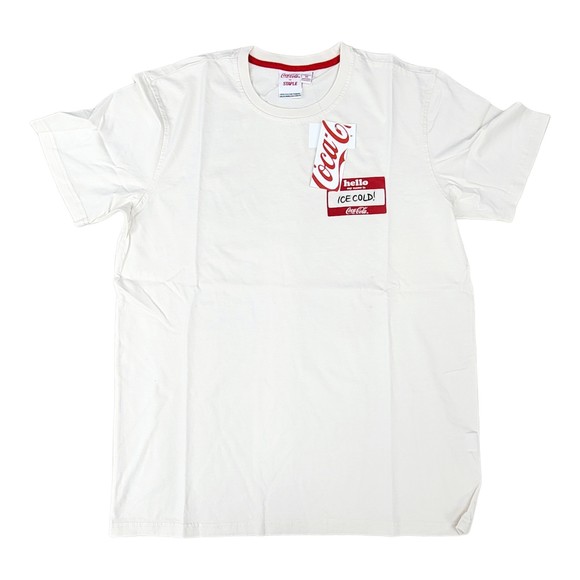 Staple | Shirts | Staple Pigeon By Coca Cola T Shirt Short Sleeve Beige ...